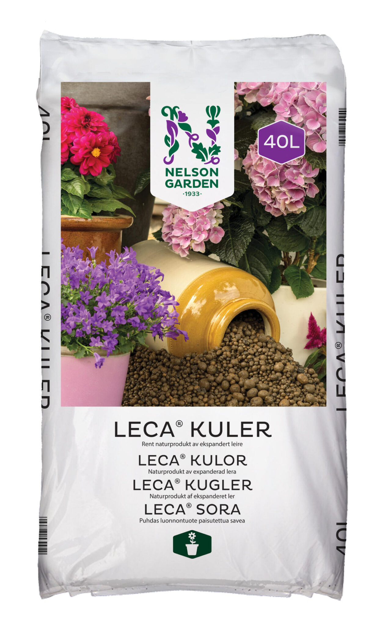 Lecakuler 40 liter - SUNDLAND TORV OG JORD AS